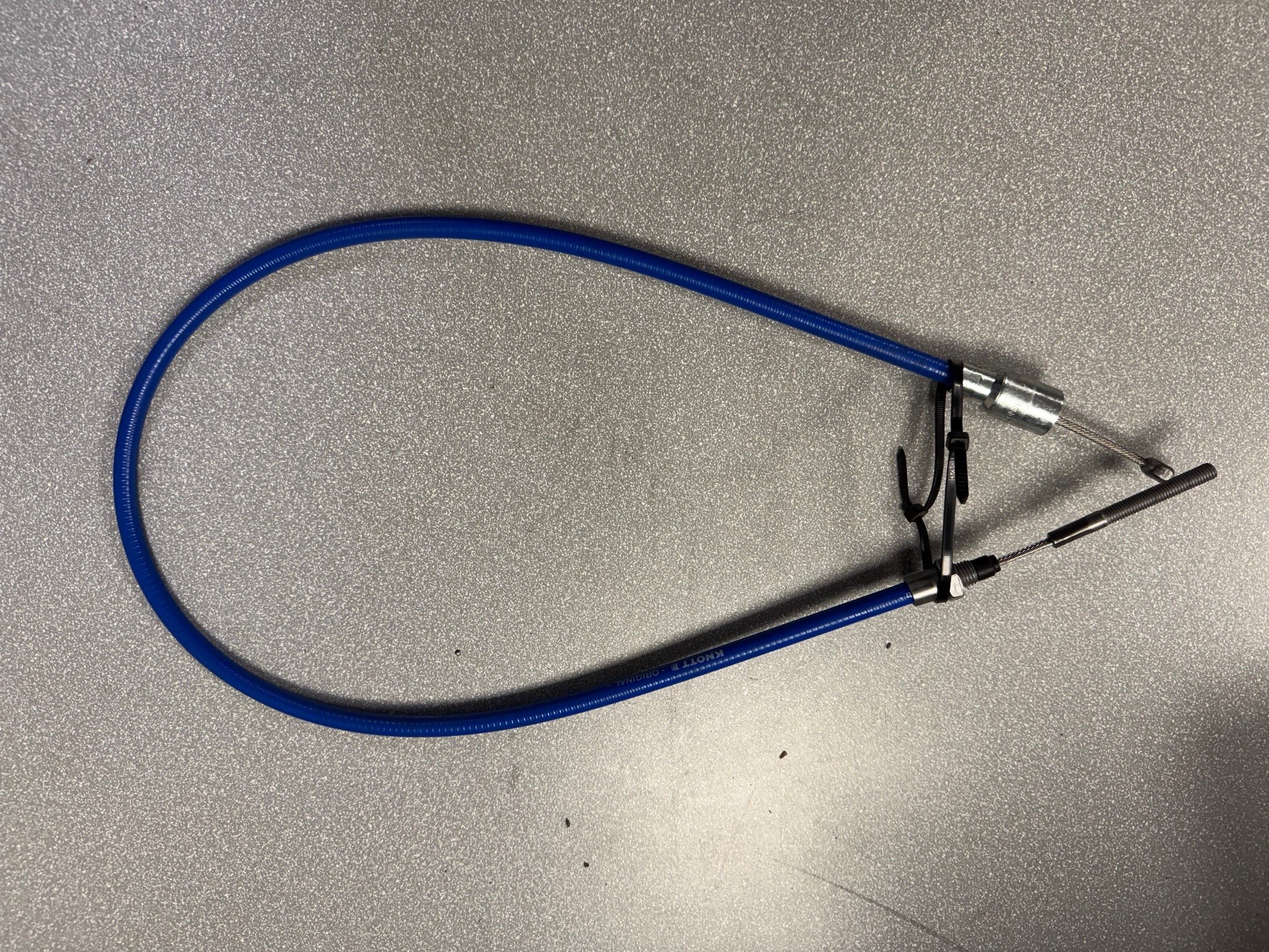 Knott Avonride detachable brake cable 1130/1340mm STAINLESS STEEL (BLUE ...