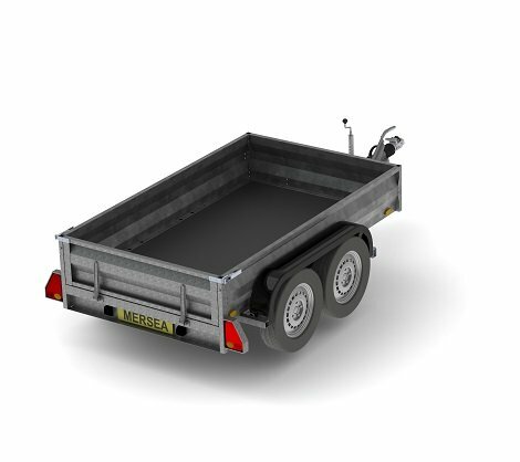 Rapide Trailers 8 x 4 Box Trailer 2500kg braked double axle with ramp ...