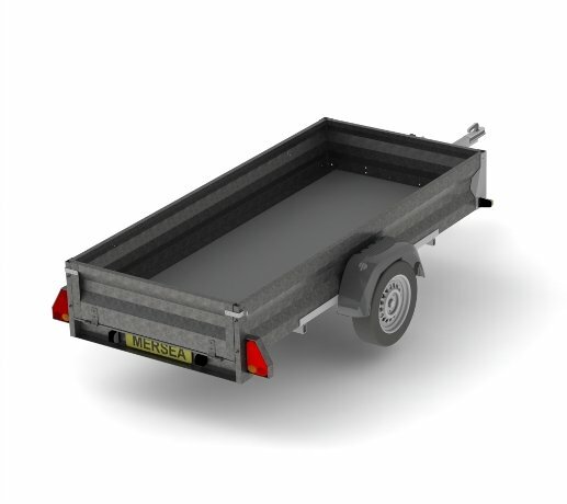 Rapide Trailers 8 x 4 Box Trailer 750 kg single axle pre galv. extended ...