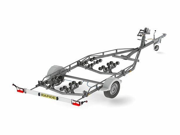 Rapide roller trailer R2B55H Gross weight 1500kg 5.5 m – Snipe Trailers